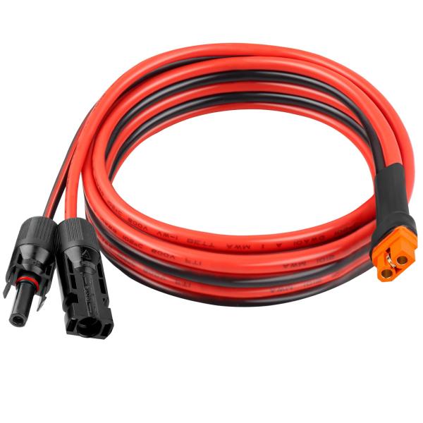 商品名: 10AWG 10フィート ソーラー - XT60i 延長ケーブル 3 6 10 35 50 75 100フィート 高耐久アダプターケーブルコネクター XT60iワイヤー ポータブル発電所、ソーラーパネル、RV、バッテリー、再生可能...