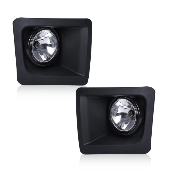 商品名:  G-PLUS Front Bumper Fog Lights w/Bulbs Compatible with GMC Sierra 1500 Models Only 2014-2015,Clear lens Black Hous...