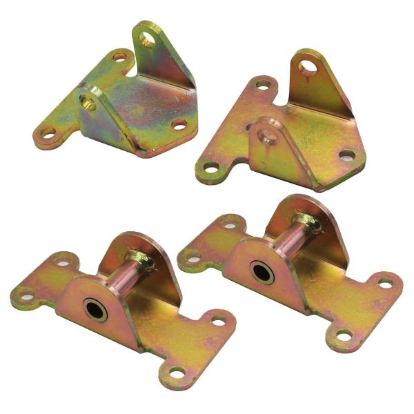 商品名: SBC BBC ソリッドモーターエンジンマウントコンボ 4個 1973-1990 Camaro Firebird Impalaに適合 SBC BBC Solid Motor Engine Mount Combo Compatibl...