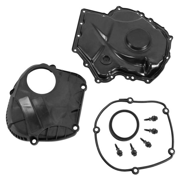 商品名: 上部および下部エンジンタイミングチェーンカバー アウディ A3 A4 A5 A6 Q5 TT 2008-2014 フォルクスワーゲン ビートル CC EOS GTI ジェッタ パサート 2008-2013 互換 06H103269...