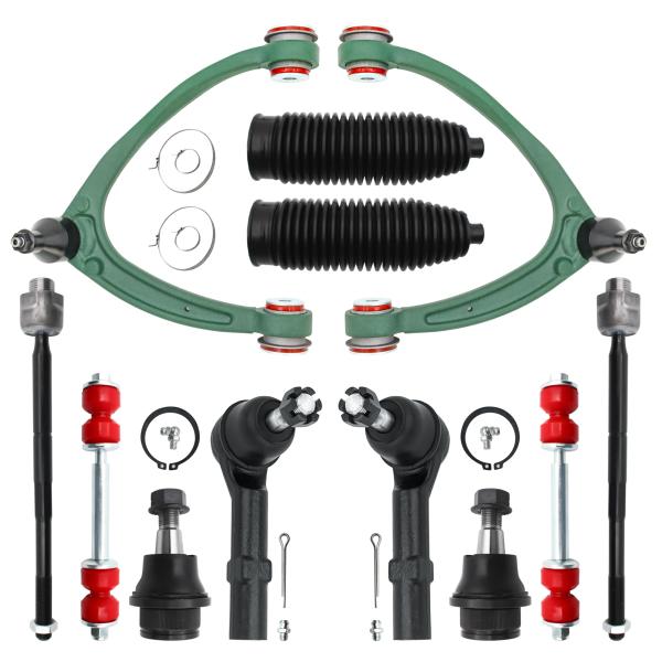 商品名: フロントエンドキット12個 2007-2013 シボレー シルバラード 1500 GMC シエラ サバーバン ユーコン XL 1500 タホ エスカレード ESV EXT 2 アッパーコントロールアーム 2 スウェイバー 2 下部...