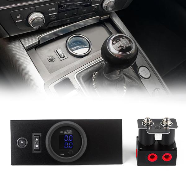 商品名:  12V Solenoid 2-Valve Air Ride Suspension manifold valve with Simplify Control Panel Ship Type Switch, equipped wit...