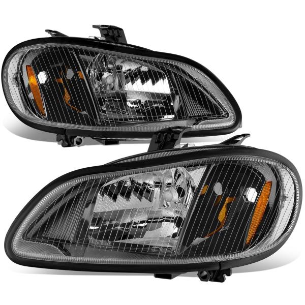 商品名:  Auto Dynasty Headlights Assembly Compatible with 2003-2018 Freightliner M2 106 112, Driver and Passenger Side Halo...