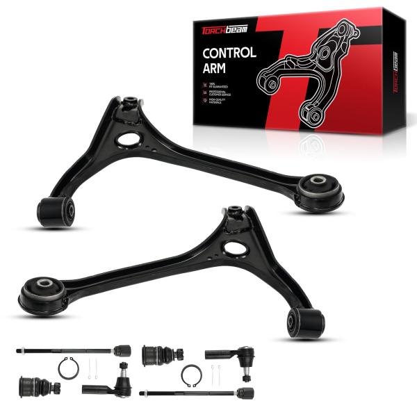 商品名:  Torchbeam Front Upper Control Arm w/Ball Joint &amp; Tie Rod End Suspension Kit Replace for 1998-2007 For-d Taurus...