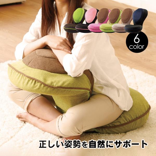 【テレビショッピングで放送】◆高反発肉厚クッション＋２つの14段階リクライニングが出来ます。背もたれのリクライニングはもちろん、背中クッションがなんと90度に曲がっちゃうんです。この【背筋がGUUUN　美姿勢座椅子リッチ】は２通りの使い方が...