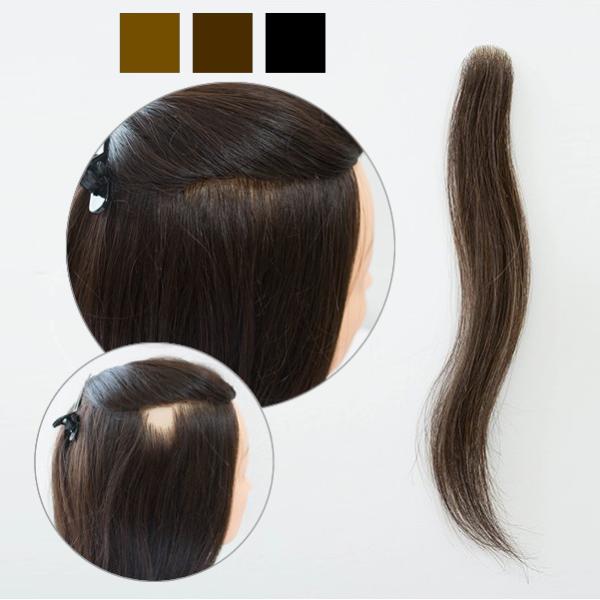 人毛100% 円形脱毛用付け毛 ピンポイントウィッグ 単品円形脱毛症でお悩みの方向けの、脱毛部分に医療用両面テープで貼り付けて使用する「付け毛」です。直径2.5cmの丸い土台に人毛100%を植えつけました。円形脱毛の毛がない部分に悩むけれど...