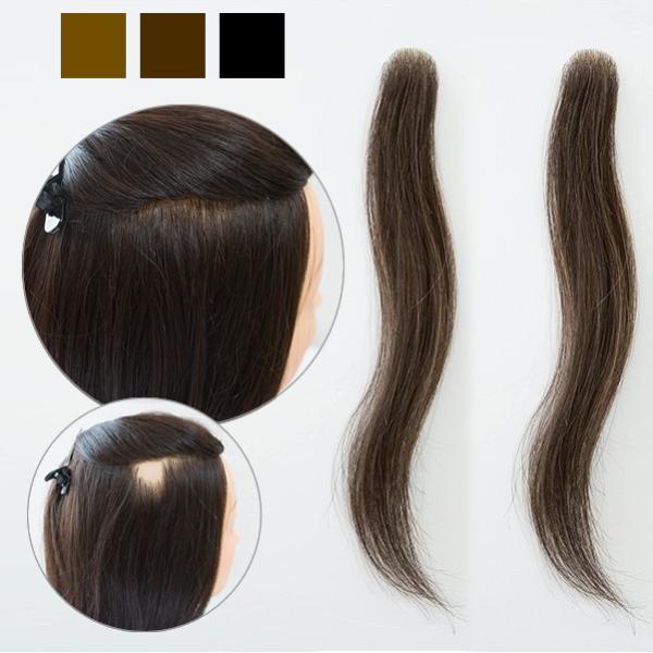 人毛100% 円形脱毛用付け毛 ピンポイントウィッグ お得な2本セット円形脱毛症でお悩みの方向けの、脱毛部分に医療用両面テープで貼り付けて使用する「付け毛」です。直径2.5cmの丸い土台に人毛100%を植えつけました。円形脱毛の毛がない部分...