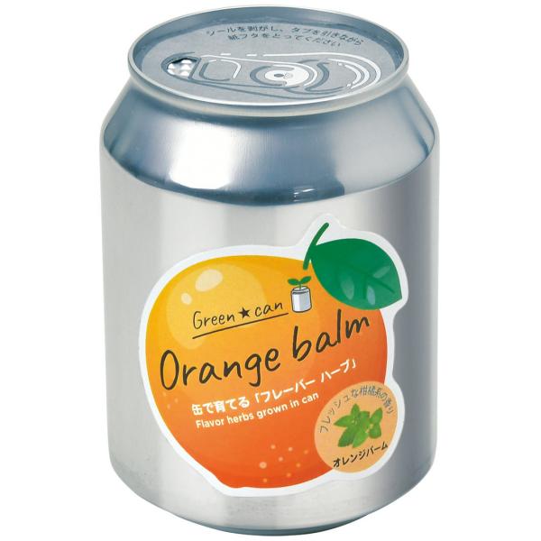 【 聖新陶芸 グリーンカン オレンジバーム GD-100604 栽培セットギフト インスタ映え 推し】フルーティーな香りが特徴のハーブを育てる栽培セット。ジュースを開けるような感覚で気軽に栽培をスタート！栽培専用の缶の中には、土がセットされ...