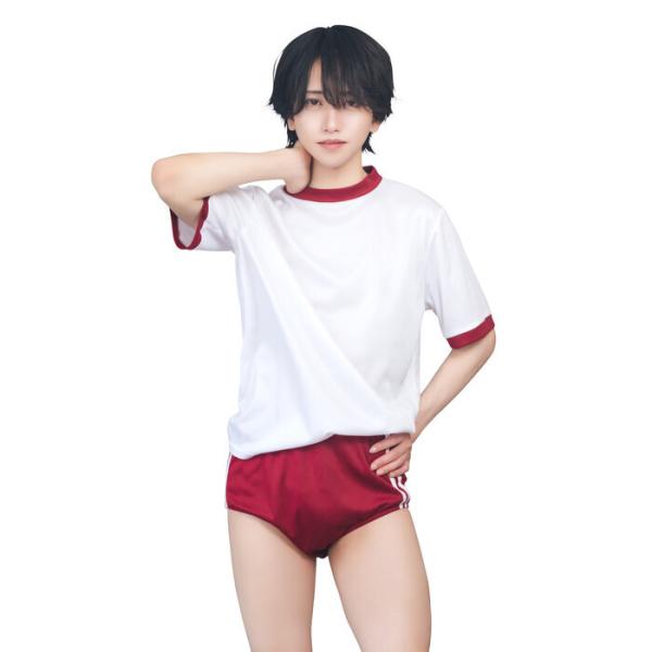 【 ハニーボーイ 体操着 女装男子 女装コスプレ メンズコスチューム】男性向け女装コスプレシリーズ「Honey Boy」より、懐かしさと可愛さを兼ね備えたブルマスタイルの体操着。ブルマの両サイドに入ったラインがスポーティな印象を演出します。...