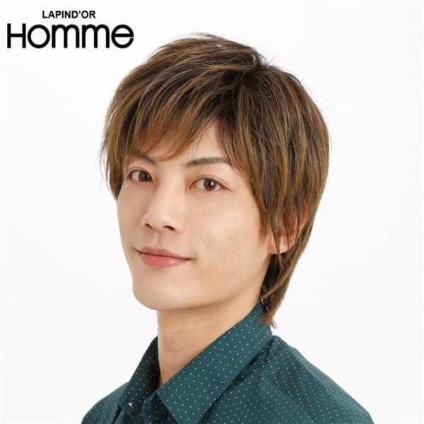 【 メンズウィッグ 男性用かつら ショートレイヤー ビターシナモンブレンド J-5728 耐熱フルウィッグ 】スタイルラパンドアールオム メンズフルウィッグ自毛を見せずにスッポリとかぶる「かつら」タイプの男性用ウィッグショートレイヤー【G-...