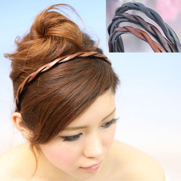 【日本製　痛くならないチューシャ】本革・レザーをお探しの方にオイルレザーをスパイラル巻きにしたシンプルデザイン高級皮革製のため、使えば使うほど味わいが出てきます。シンプルなので、まとめ髪のワンポイントにも大人可愛い、上品スタイルに長い間、味...