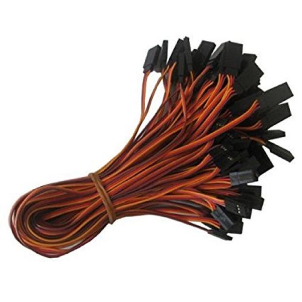 【商品概要】100 % 新しいブランド30cm サーボ延長リード(50本)（メス-オス）サーボ延長リード様々な電子工作用途に使えるワイヤですサイズ：26AWG【商品説明】100 % 新しいブランド <br> 30 cmサーボ延長...