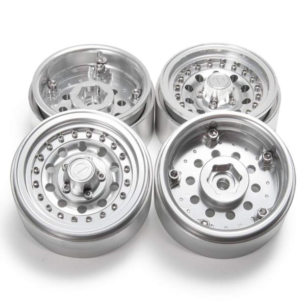 【商品概要】高品質の合金1.9インチ ビードロック ホイールハブはAXIAL SCX10の1:10 RCロッククルーザーに適用です。新しいバージョンで、素敵なデザインです。スケール：1/10 　材質：アルミ合金金属　直径：1.9インチ簡単に...