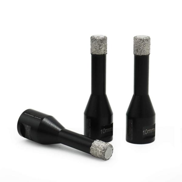 【商品概要】3個直径(mm):10,全長(mm):60, ダイヤモンド高い 10MM，M10 軸径,ドリルビットガイド無しで位置決めが可能,適合機種: アングルグラインダー ；簡単に、高速に、穴あけができます,ディスクグラインダを使用して床...