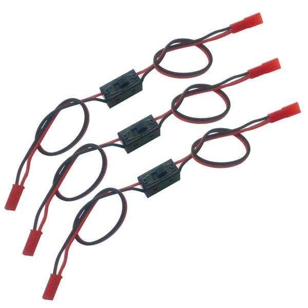 【商品概要】3個パック、丈夫な硬質プラスチック製、取り付け簡単。HSP HPI Wltys Himoto Redcat 1/10 1/16 1/18 RCモデルカーに対応。ラジコンバギー/トラック/飛行機でも幅広く使用できます。コネクター:...