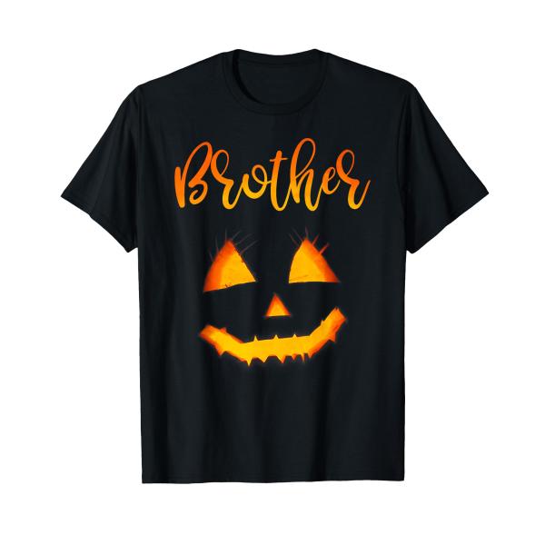【商品概要】Brother Pumpkin Funny Halloween Jack o lantern design for boys and kids who love cute children Halloween tees and ...