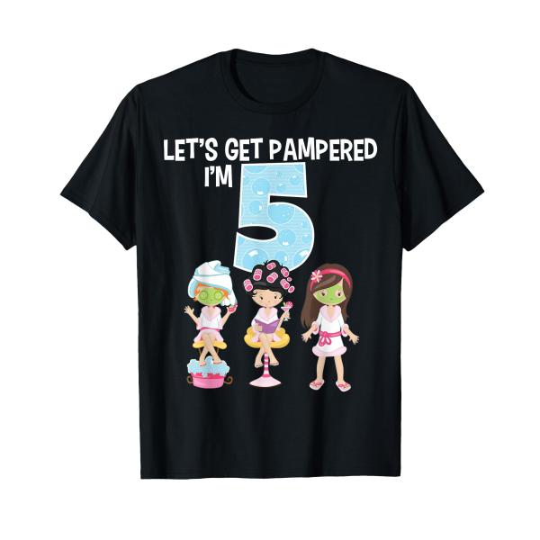 【商品概要】Let's Get Pampered I'm 5 Year Old Spa Day Birthday Party gift for little girls toddlers. Cute girl spa theme birth...