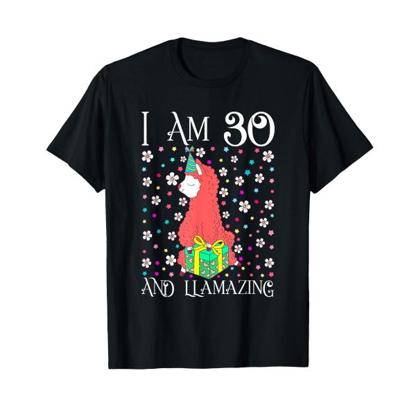 【商品概要】I am 30 and llamazing - funny llama 30th birthday anniversary gifts for girls, outfits for her, teens, girls, mom,...