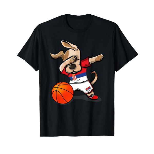 【商品概要】Serbian flag basketball design for a fan of Serbia basketball team. Funny dog graphic for a basketball lover has a...