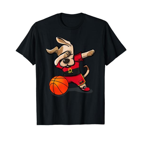 【商品概要】Angolan flag basketball design for a fan of Angola basketball team. Funny dog graphic for a basketball lover has a...
