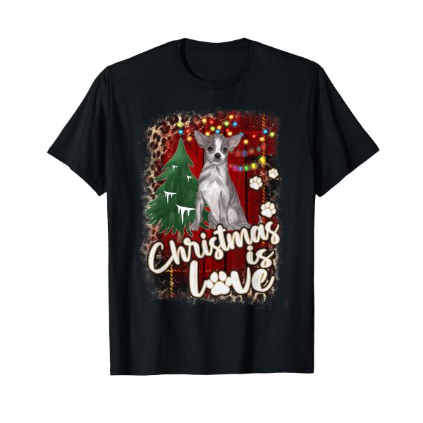 【商品概要】Festive Christmas design is holiday perfect. Featuring a Christmas tree and a beloved dog under Christmas tree lig...