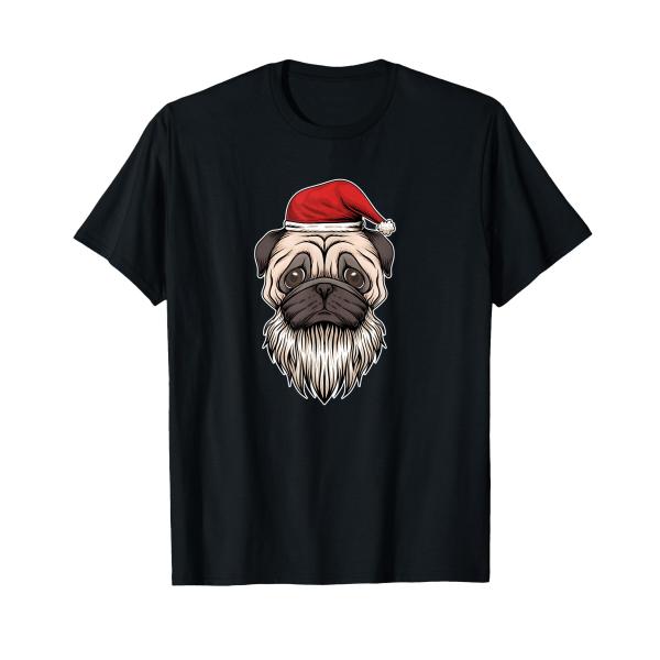 【商品概要】Pug Christmas Santa Hat Dog Lover Owner Gift for women, men, kids, puppy dog mom, dog dad, wife, husband.This Pug ...