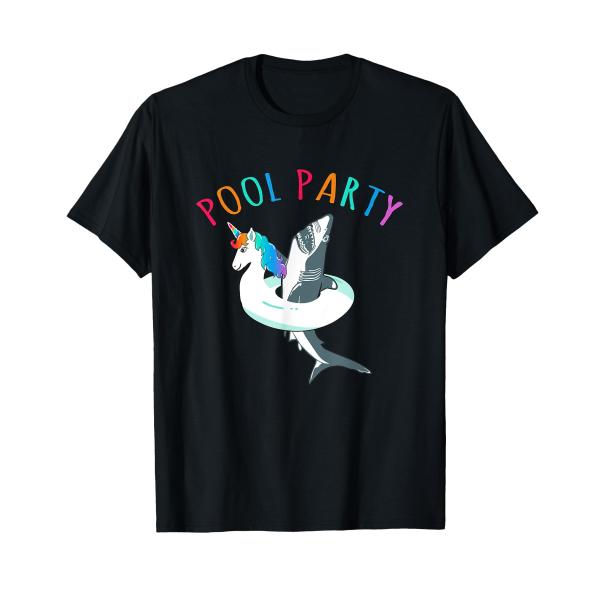 【商品概要】Know someone who loves a pool party, unicorns, and sharks? They'll love this funny unicorn party gift! Great gift ...