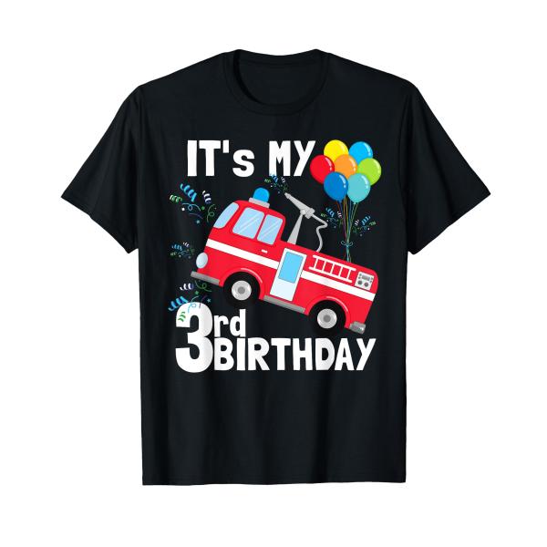 【商品概要】3 Year Old the perfect fire truck 2nd birthday for boys who love fire engine trucks firefighter fireman and are tu...