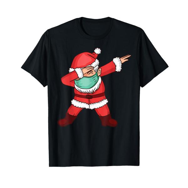 【商品概要】Funny Christmas clothing features Santa Claus dabbing while wearing a hospital mask.Makes for a fun Christmas pres...