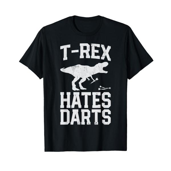 【商品概要】T rex Hates Darts Funny Dart Player Dinosaur Clothing Sports Gifts. Distressed retro graphic apparel design for me...