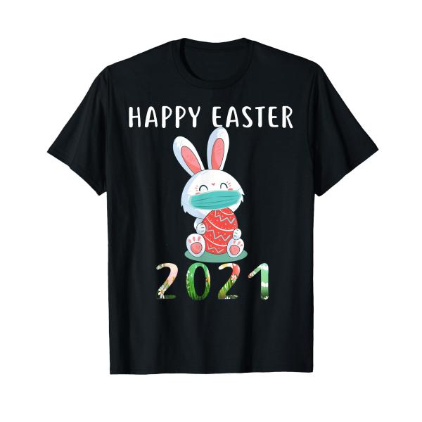 【商品概要】Awesome Easter day 2021 Bunny wearing Face Mask with Easter eggs. Lazy, last minute costume idea for Easter day 20...