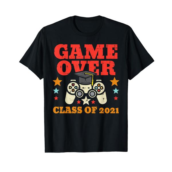 【商品概要】Grab this Game Over Class 2021 Game Controller T-Shirt as a gift for your MBA, College Student, High School Senior...
