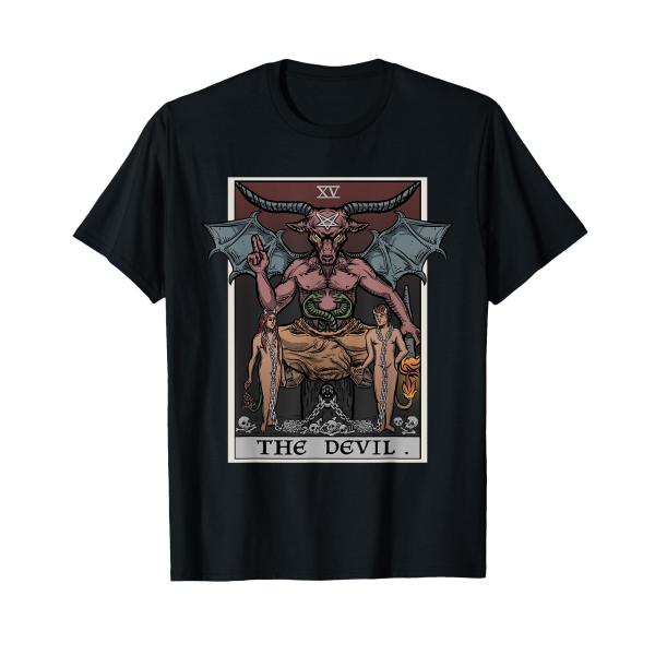 【商品概要】ヴィンテージタロットカード「The Devil」。 バフォメット、角のあるサバティックヤギは、善と悪、男性と女性、人と動物のバランスを表しています。 逆の五角形は正当な力を引きつけ、世界の順序を逆にします。バフォメットは、悪魔の...