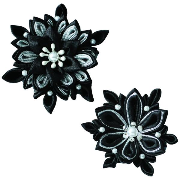 【商品概要】1キットで2ヶ作れます。つまみ細工用生地カット済み。サイズ約直径6.5ｃｍ（大）約直径5.5ｃｍ（小）ホビータイム約2時間〜（1ヶ）【商品説明】【商品詳細】ブランド：Panami商品種別：ホビー商品名：タカギ繊維 モダンにおでか...