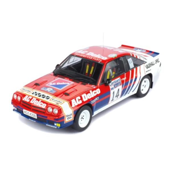 【商品概要】パッケージサイズ：150×305×135(mm) 重さ:1000(g)【商品説明】【商品詳細】ブランド：イクソ商品種別：ホビー商品名：イクソモデル オペルマンタ 400 85RACラリー #14 J.McRae/I.Grindr...