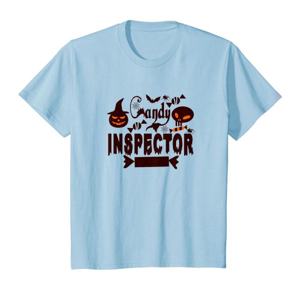 【商品概要】面白い「Candy Inspector」ハロウィンヴィンテージレトロシャツは、ハロウィンコスチュームパーティーに最適なハロウィンコスチュームです。 トリックオアトリート、All Hallowsでキャンディーを集めましょう。Gho...