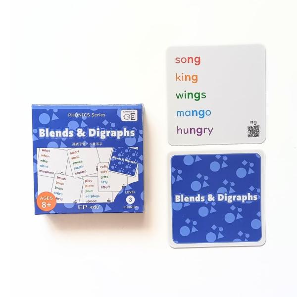 【商品概要】【EP-edu】のフォニックス教材は、QRコード付きのカード教材。スマホで簡単に動画や音声を確認。口の形をチェックしながら、英語の音を一音一音ていねいに習得できます。3歳?大人まで幅広くご利用いただけます。遊び方はQRコードをス...