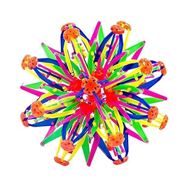 【商品概要】?[多機能な伸縮ボール] マジックボールは簡単に拡張したり縮小したりできるため、遊び方が豊富です。投げると大きく広がり、再び縮小する驚きの動きで、子どもたちは興奮と楽しさを体験できます。この伸縮ボールは、手先の器用さや運動能力を...