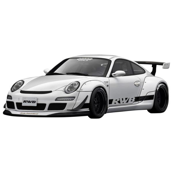 【商品概要】ignition model 1/18スケールミニカー。レジンモデル。「RWB 997」を1/18スケールレジンモデルで再現。ボディカラー:ホワイト。WORK M1タイプ18インチホイール (ブラック)にローダウン仕様。【商品説...