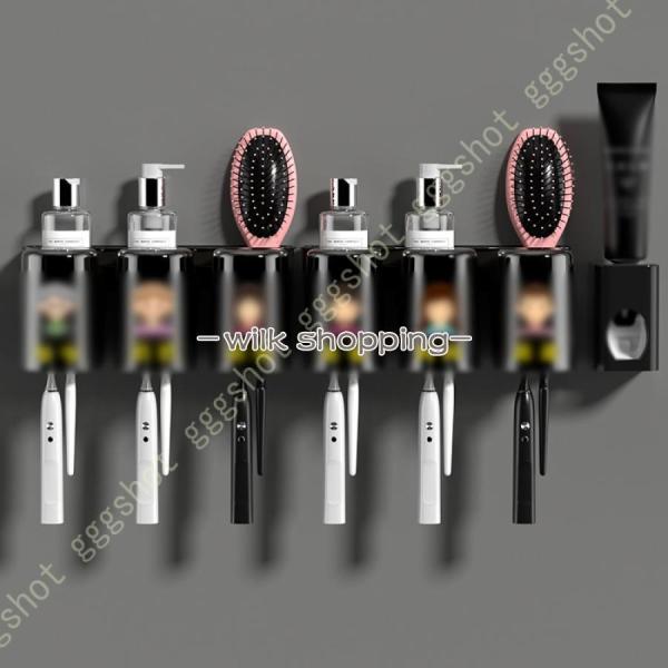 商品の説明歯ブラシスタンド ホルダー 洗面台収納家族のトイレタリーを組み込む問題を解決するための製品のセット◆材質：ABS、PS素材◆カラー：写真通り◆サイズ：2本のコップスタンド=14*11.5*10.4cm、3本のコップスタンド=22*...