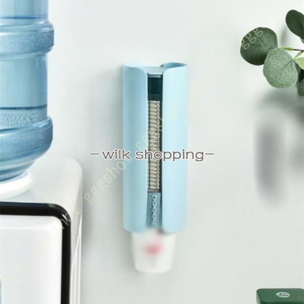 商品の説明名前：紙コップディスペンサーホルダー素材: プラスチックサイズ：9*23.5cm 1. 40カップを収納できます。 この飲用カップディスペンサーは、使い捨てのプラスチックカップまたは紙コップに適しており、家族、キッチン、バルコニー...