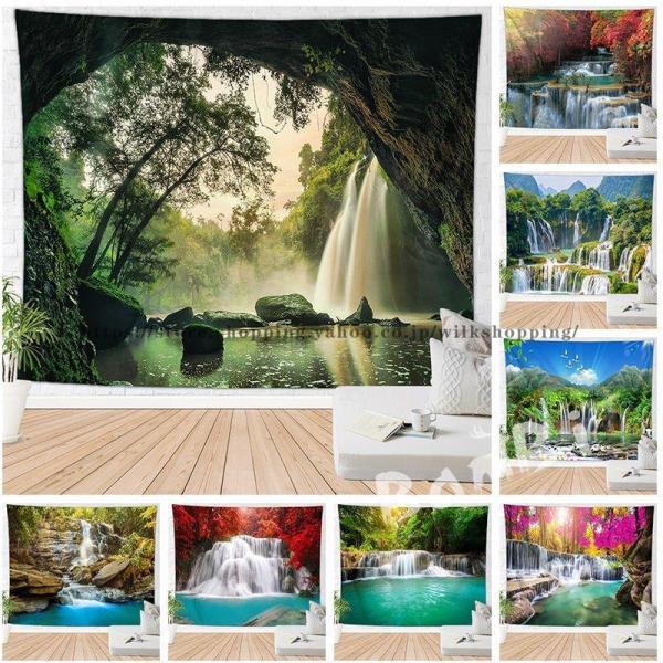 タペストリーは、お部屋を一切傷つけずに、汚さずに、しかも、簡単にリフォーム、アレンジできるアイテムです(^^?賃貸もOK！！マンション?アパートの壁に、合わせて楽しんじゃおう！壁にかけるのはもちろん！家具のカバーや収納ペースの目隠し、テーブ...