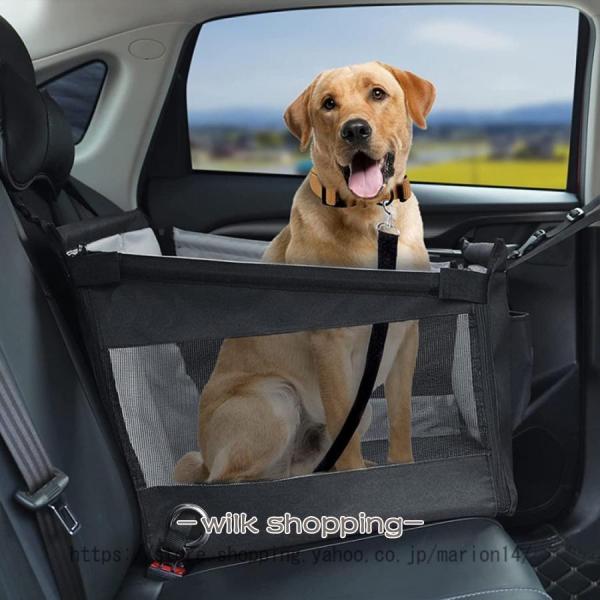 ペット ドライブボックス 2WAY 全車種製品の利点：1、2wayドライブボックス2、防水性と耐傷性3、取り外すことが簡単4、安全ロープのデザイン5、洗うことが便利、車を清潔に保つ☆【サイズ】49*49*38cm（推奨体重10kg以下）☆【...