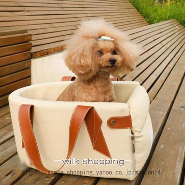 ☆【サイズ】S：44*24*22cm（推奨体長33cm以下）、M：52*27*25cm（推奨体長40cm以下）☆【機能】車酔い防止、飛び出し防止 、汚れ防止、破れ防止、落す防止 、邪魔防止 ☆【全車種対応】適用対象：小型犬、猫。対応車種：全...