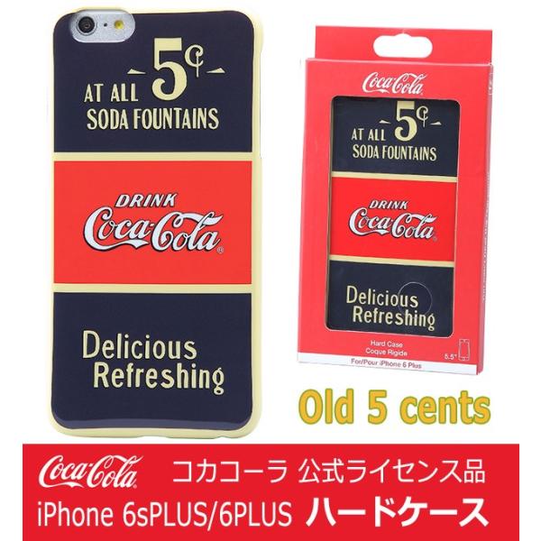 コカ・コーラ公式ライセンス取得のiPhone 6sPLUS/6PLUS用 ハードケース背面から側面へとシームレスに繋がっているため、サイドのボタンやイヤホン・USBケーブルを使う際にも邪魔になりません。ポリカーボネート素材の魅力は薄くて、そ...