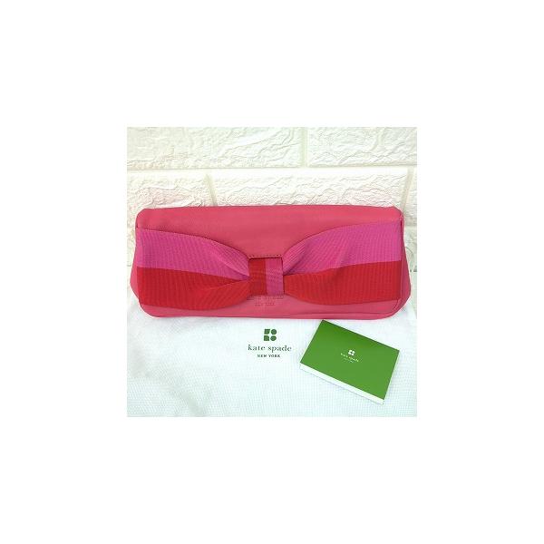 ■商品情報【管理番号】0212-1y-500zero【ブランド】Kate Spade/ケイトスペード【アイテム】クラッチバッグ【対象】レディース【サイズ】縦約13.5cm×横約32cm×マチ約2cm【仕様】内側：ジッパー付きポケット×1【付...