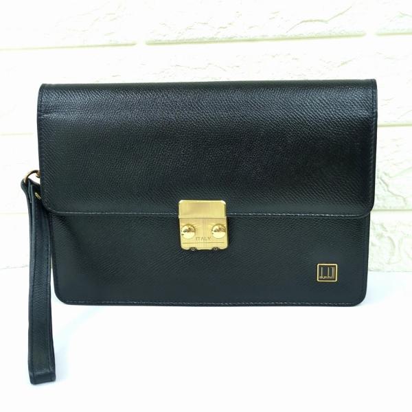 ■商品情報【管理番号】1101-3y-3000ym【ブランド】Dunhill/ダンヒル【アイテム】クラッチバッグ【対象】メンズ【サイズ】ストラップ全長約20.5cm 縦約18cm×横約25.5cm×マチ約5cm【仕様】前：小物ポケット×1中...