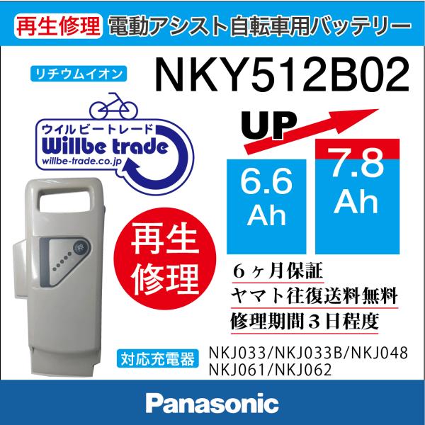 【★即納★新品電池の交換で100％性能が復活します、往復送料無料、6か月間保証、★バッテリーケース洗浄無料】 バッテリーの走行距離が短くなったり、自転車の表示が急に下がったりしていませんか？ お客様のバッテリーをお預かりし、バッテリーの電池...