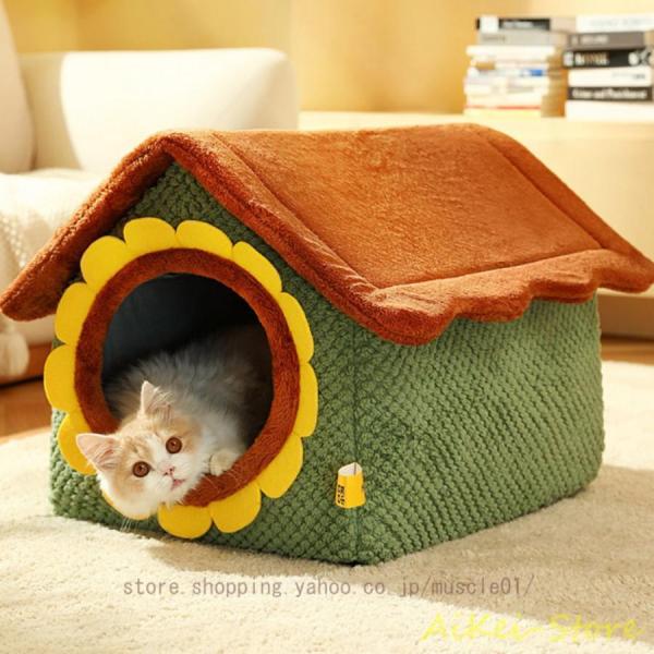 ペットベッド ドーム型 冬 もこもこ☆☆☆☆☆☆秋冬のペットの防寒対策としてお薦めます。○適用対象中小型犬、猫、小動物。本産品は手動測定で、小さな誤差をお許してください。○な素材弾力性抜 群なPP綿をたっぷり充填したこのペットベッドは、ふか...