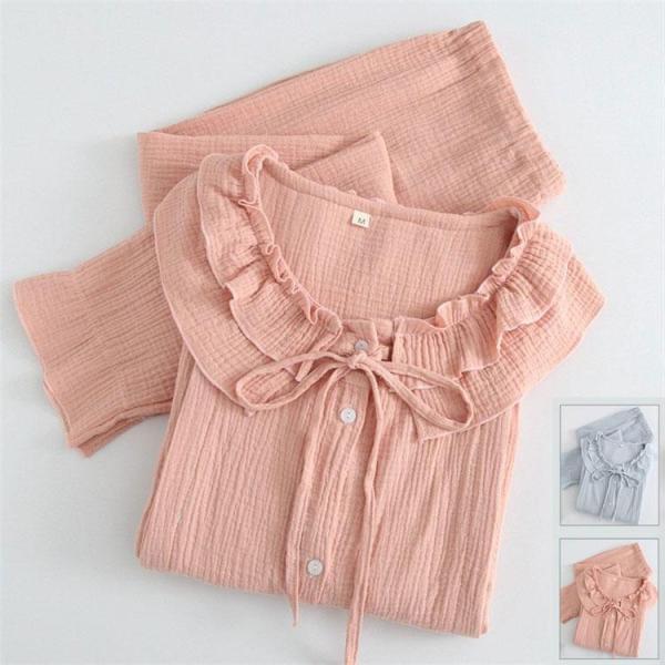 ■品名：妊婦用パジャマ■素材：綿■カラー：全2色■サイズ：M-XL■季節：秋、春eiikobig の検索キーワード：マタニティ パジャマ ホームウェア 授乳服 妊婦服 マタニティ パジャマ　ナイティセット 半袖　長袖 長そで 授乳服 妊婦服...